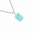 ANXPTIME Elegant Rectangular Pendant Necklace Neck Jewelry Adjustable ...