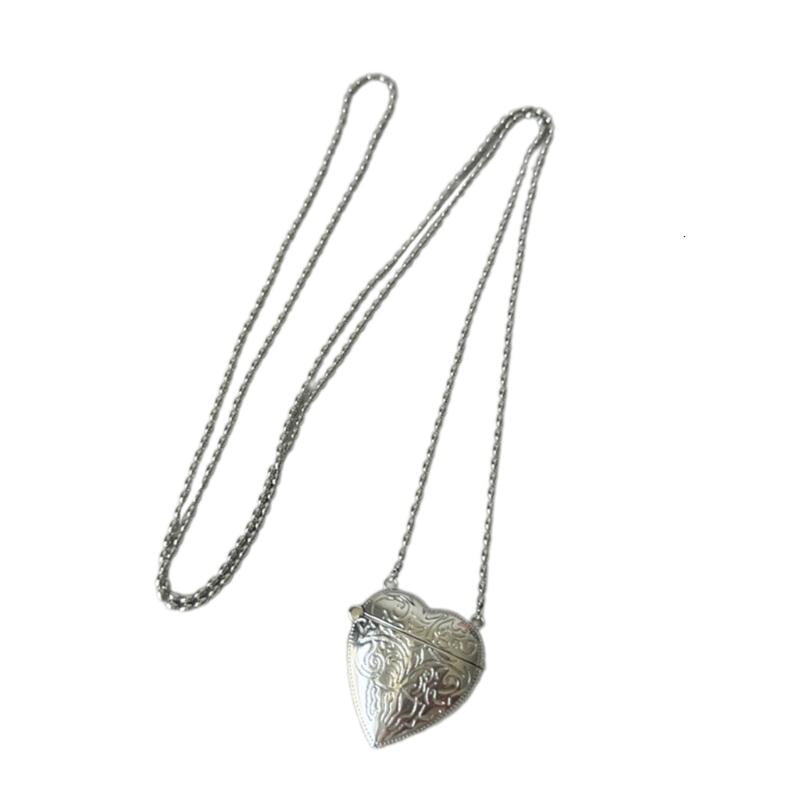 ANXPTIME Elegant Shoulder Handbag Love Heart Pendant Necklace Handmade ...