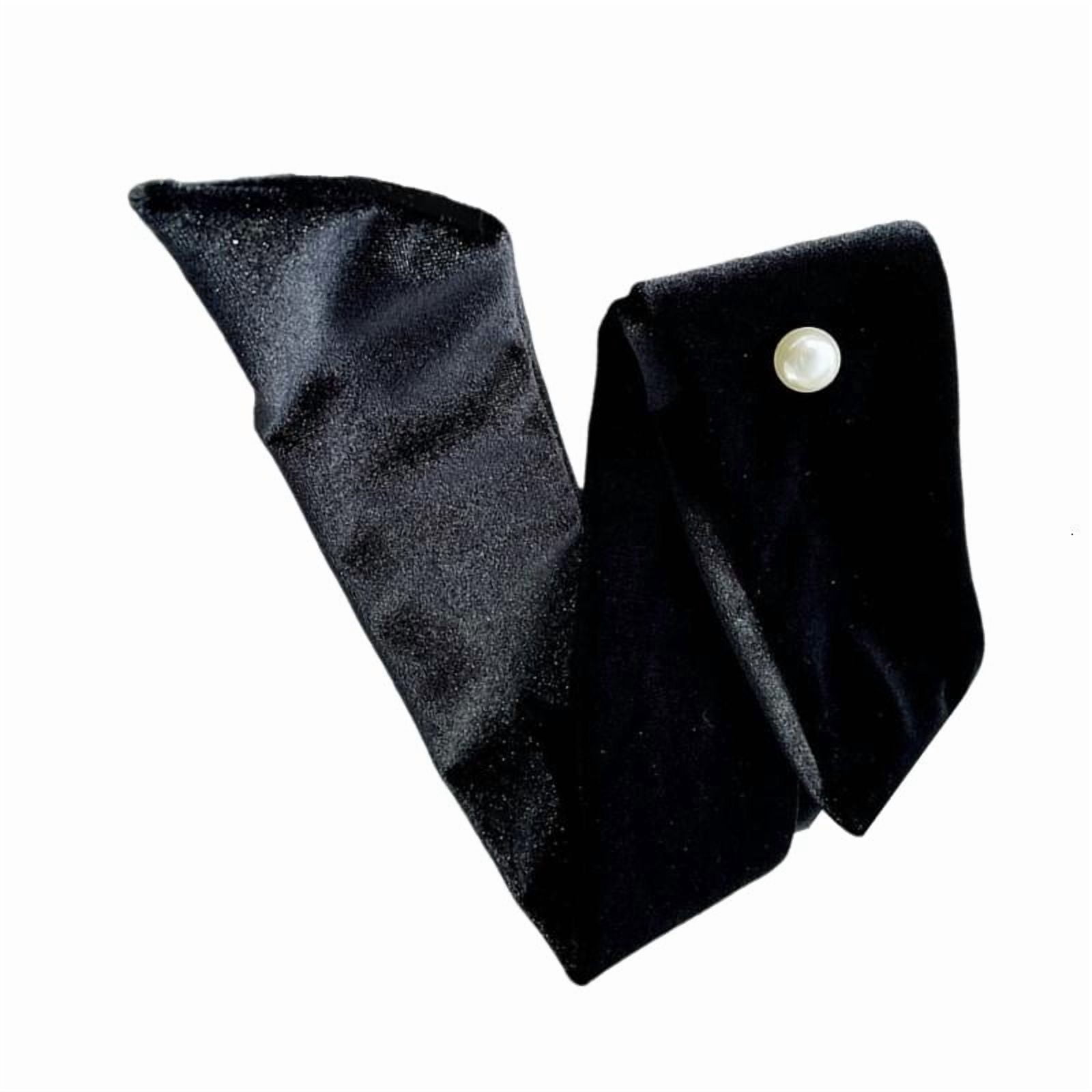 ANXPTIME Elegant Velvety Long Scarf Choker Necklace for Women Hair Band ...