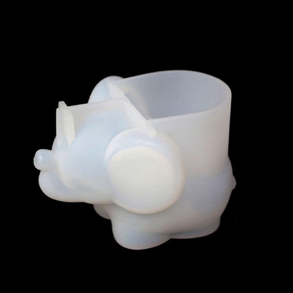 ANXPTIME Elephant Beauty Sponge Rack Mold Makup Egg Stand Epoxy Resin ...