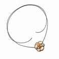 ANXPTIME Exaggerated Metal Drop Oil Big Flower Studs Earrings/Necklace ...