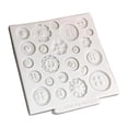 ANXPTIME Exquisite Button Shape 3D Handmade Soap Bar Craft Kitchen ...