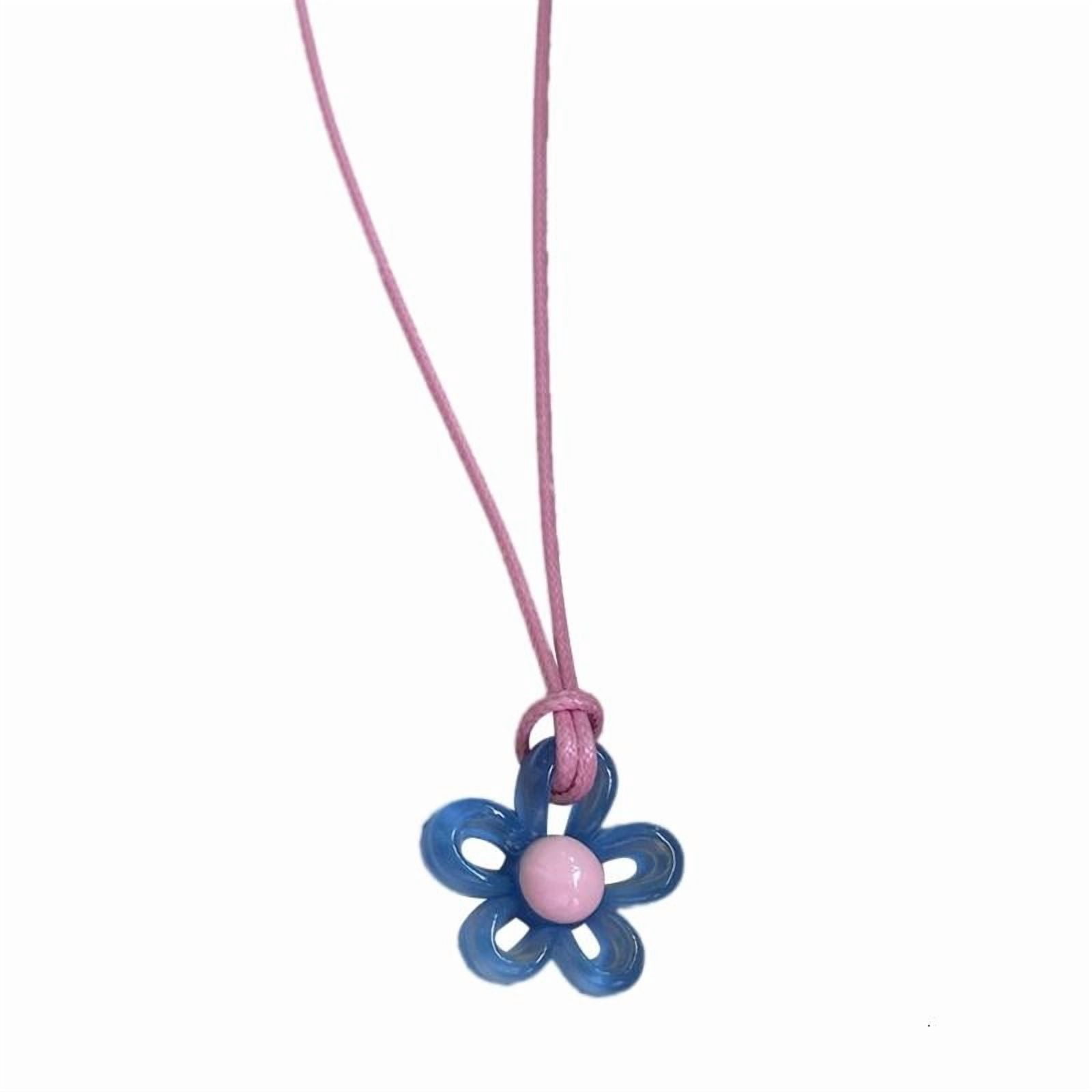 ANXPTIME Eye Catching Hollow Flower Necklace Blossom Necklace for ...