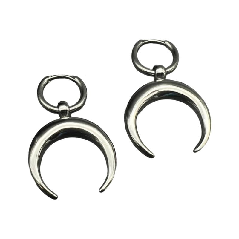 ANXPTIME Fashion Novel Harajuku Hip-hop Street Titanium Retro Moon ...