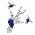 ANXPTIME Fashionable Bird Crystal Jewelry Set For Women Office Party ...