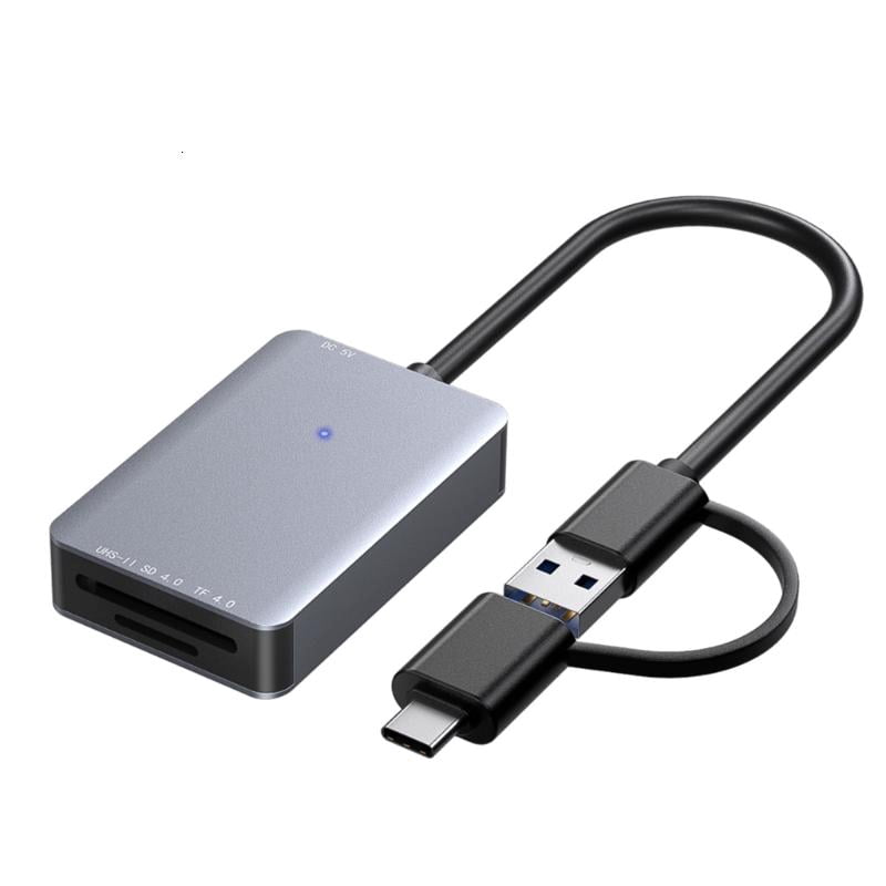 ANXPTIME Fast Speed UHS SD4.0 Card Reader USB 3.0 &Type C for Devices ...