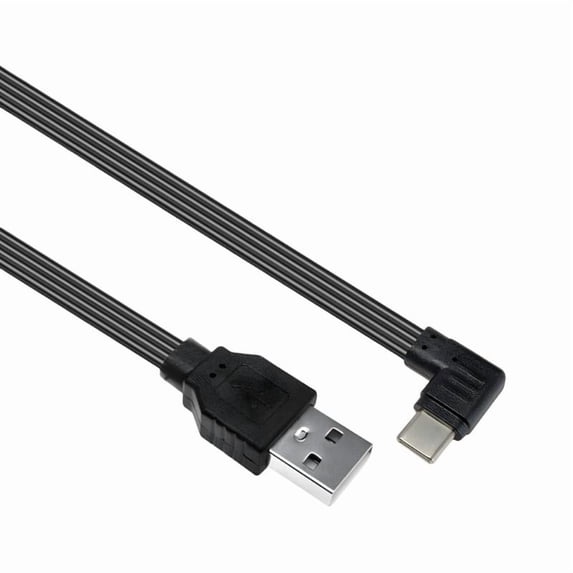 ANXPTIME Flat Slim USB to Type C Charging Cable Power Cord Wire For ...
