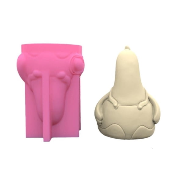 ANXPTIME Flower Pots Cement Silicone Mold Hen Succulent Planter Molds ...