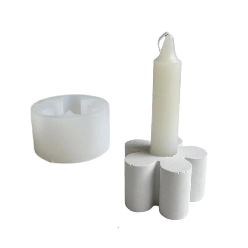 ANXPTIME Flower Shape Candlestick Silicone Mold for Jewelry Making DIY ...