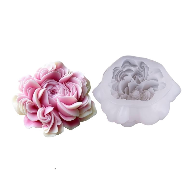 ANXPTIME Flower Silicone Mold for Cake Decorating Cupcake Toppers ...