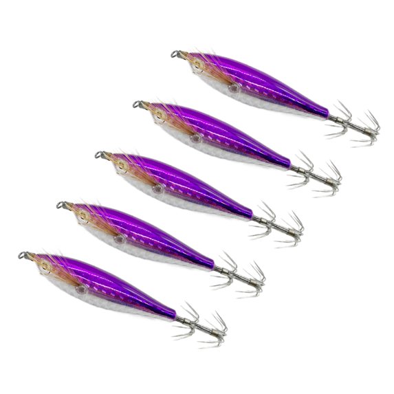 ANXPTIME Glow Squid Jig Hook Floating Horizontal Shrimp Lure Baits Glow ...