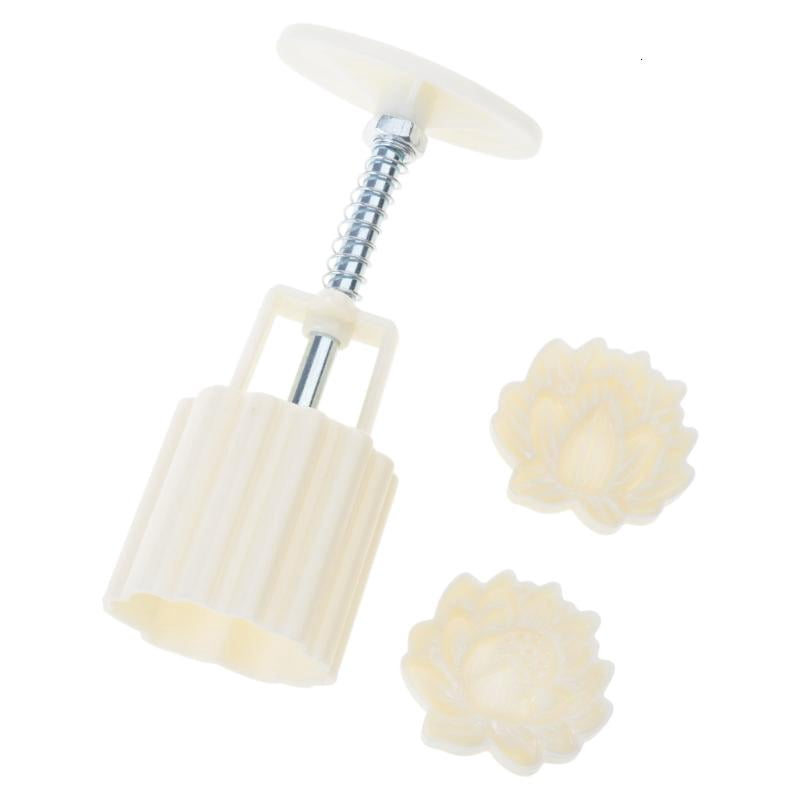 ANXPTIME Hand Pressure Various Fondant Mooncake Mould Press Cookie ...