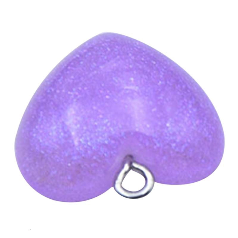 ANXPTIME Heart Accessories Resin Material Heart Charm Heart Pendant for ...