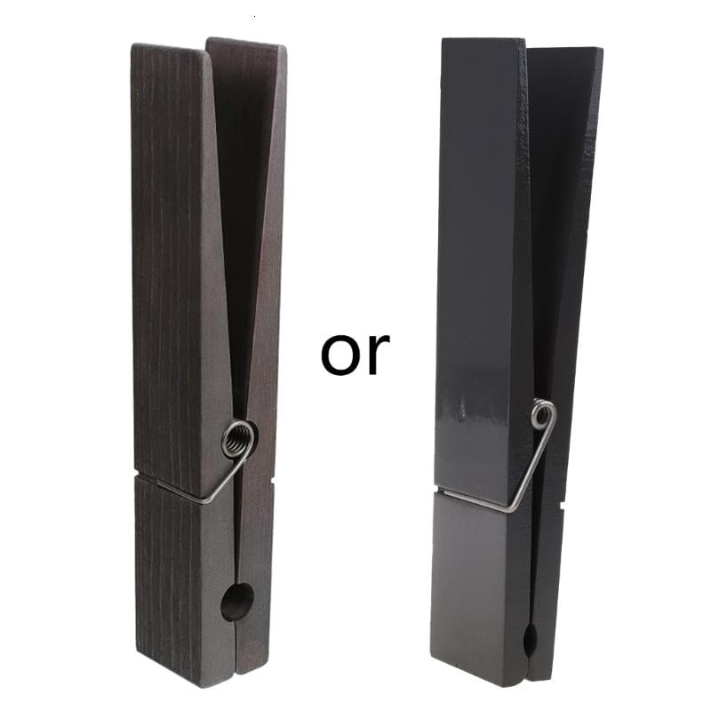 ANXPTIME Heavy Duty Clothes Clip with Spring Wooden Clothespin for ...