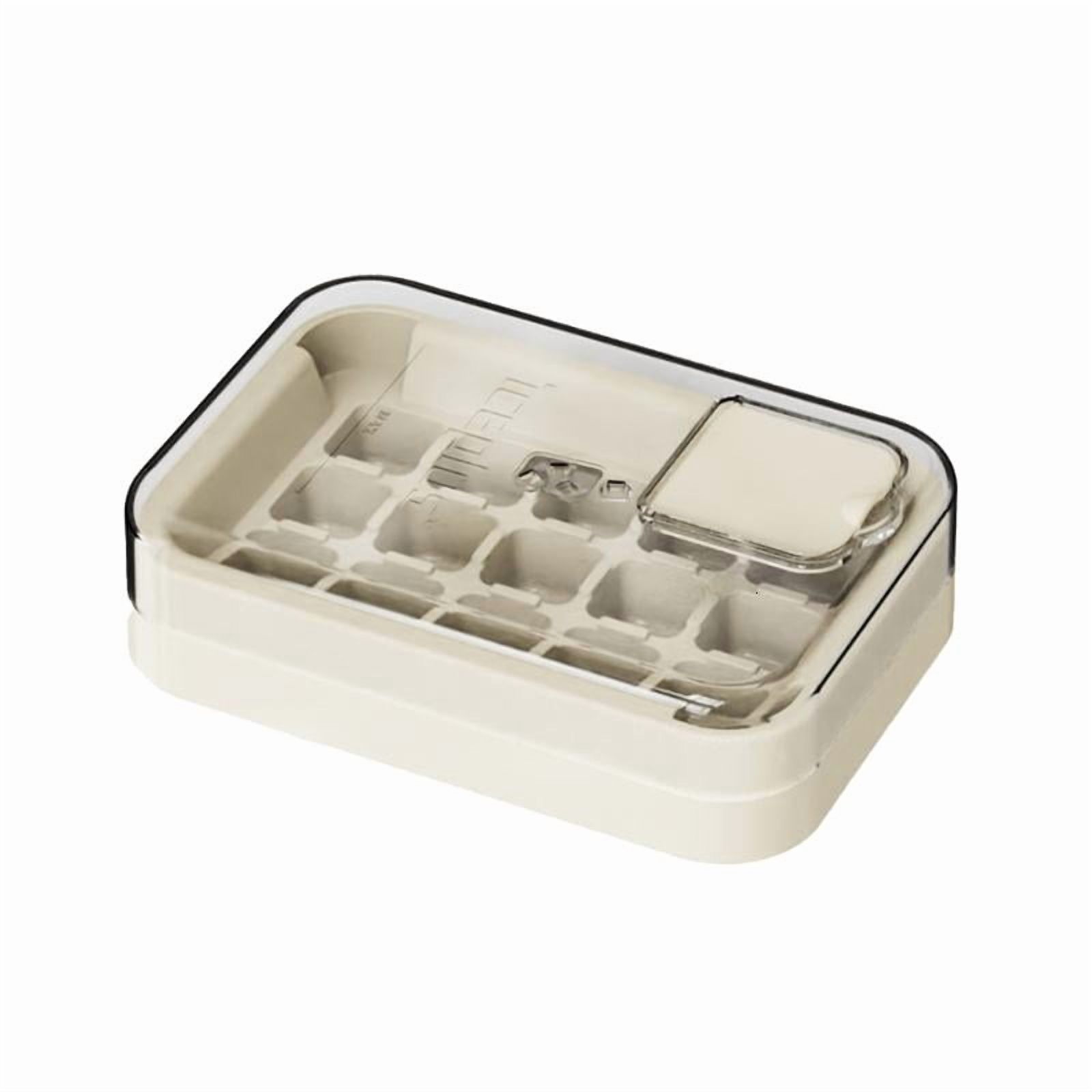 ANXPTIME Ice Cubes Tray Food Grade Silicone Freezer Mold Leakproofs Lid ...