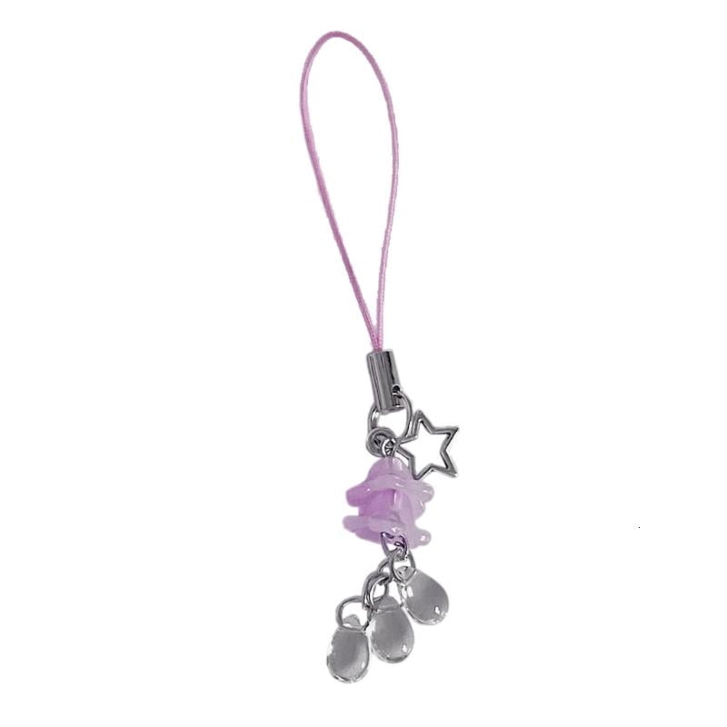 ANXPTIME Jellyfish Phone Chain Y2k Star Pendant Keychain Bag Accessory ...