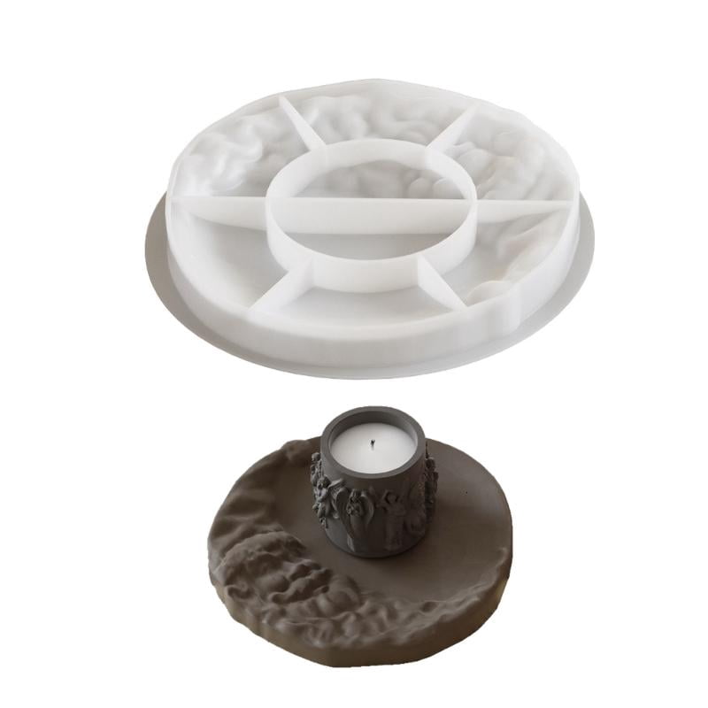 ANXPTIME Large Sturdy Silicone Mold for Resin Castes Tray Dish Epoxy ...