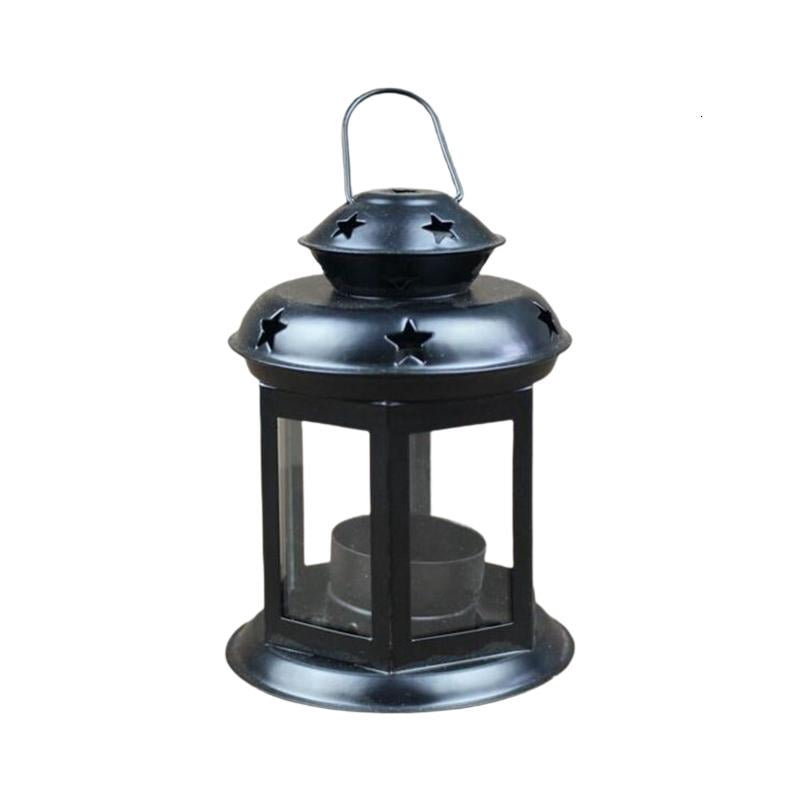 ANXPTIME Metal Castle Candlestick Retro Home Coffee Shop Decor Art ...
