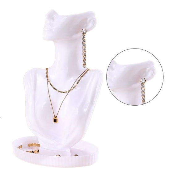 ANXPTIME Necklace Display Rack Mannequin Jewelry Organizer for ...