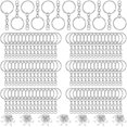 ANXPTIME Open Jump Rings Screw Eye Pins Connector Split for Key Ring ...