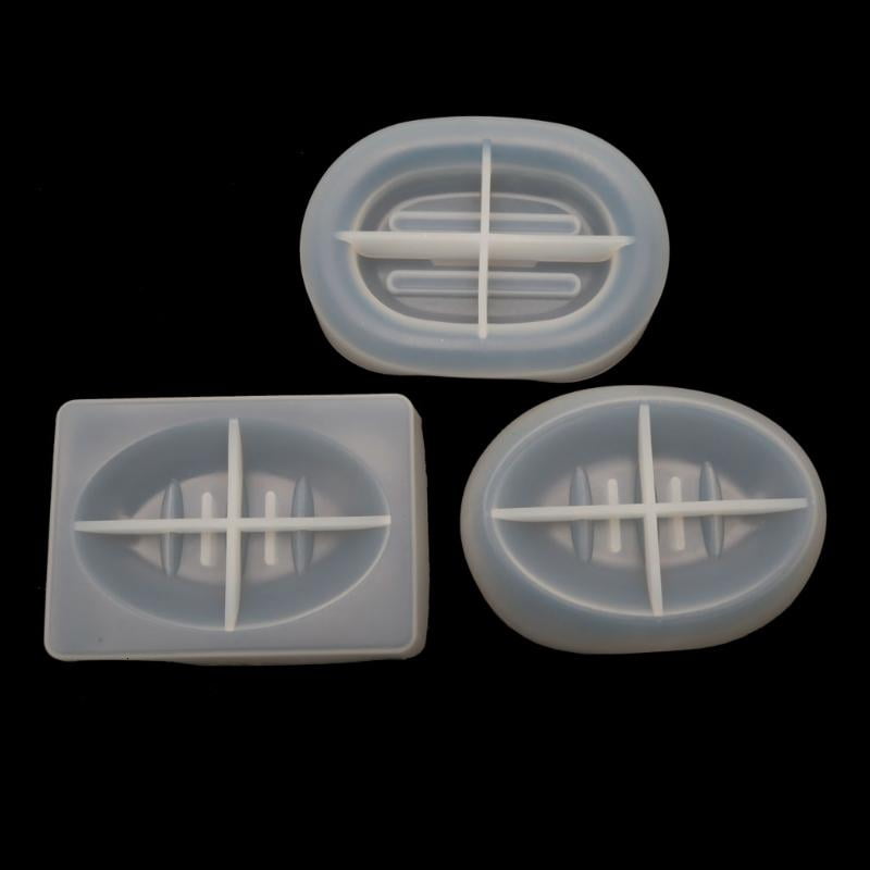 ANXPTIME Oval Shape Soap Box Mold Resin Soap Tray Mold Jewelry Storage ...