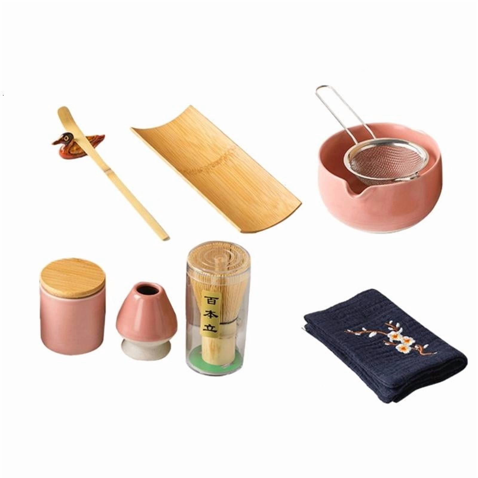 ANXPTIME Pack of 9 Elegant Matcha Serving Set Ceramic Ceremonial Bowl ...