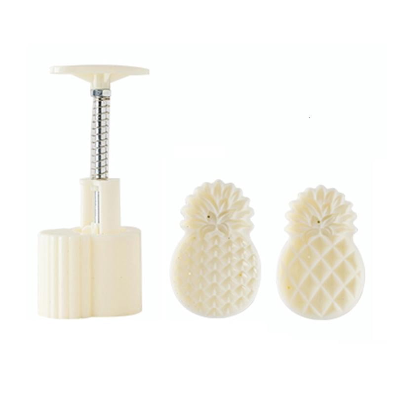 ANXPTIME Plastic Dessert Stamp Pineapples/Flower Shape DIY Dessert ...