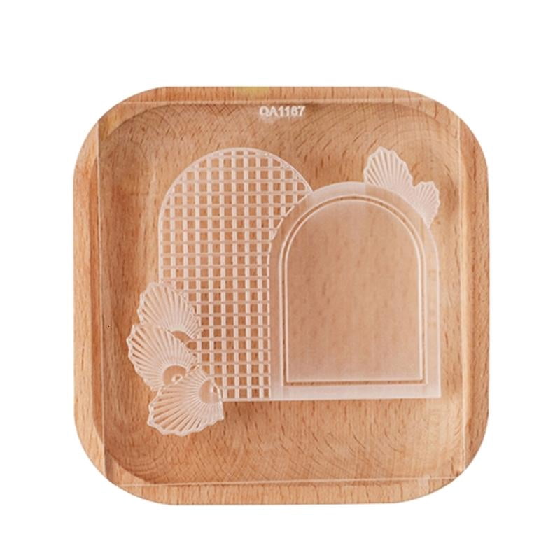 ANXPTIME Plastic Mold Chocolate Leaf Round Arch Fondant Cake Candy ...