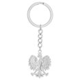 ANXPTIME Poland Eagle Keychain for Men Women Titanium Steel Pendant Key ...