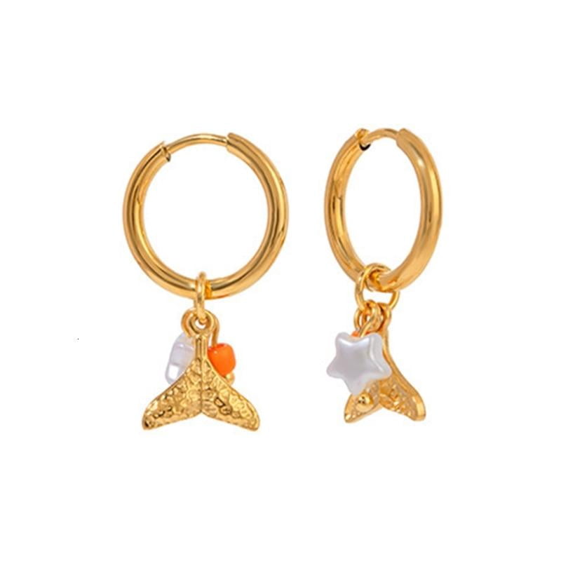 ANXPTIME Portable Fish Shells Earrings in Elegant Color for Travel and ...