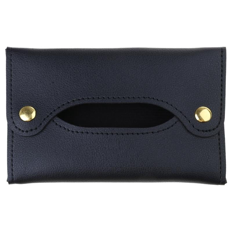 ANXPTIME Portable Tissue Storage Bag Elegant Paper PU Pouches for Small ...