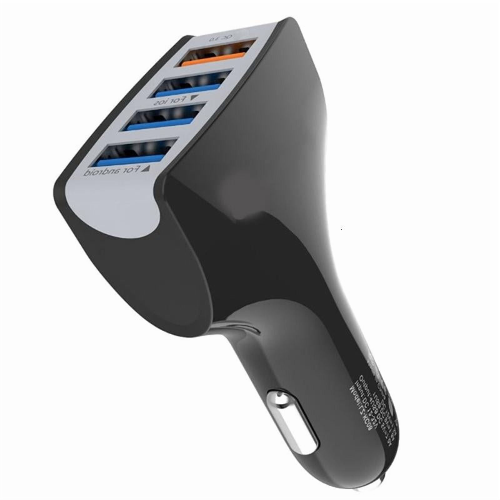 ANXPTIME QC3.0 Intelligent Car Charger 4-Port Fast Charging USB Car ...