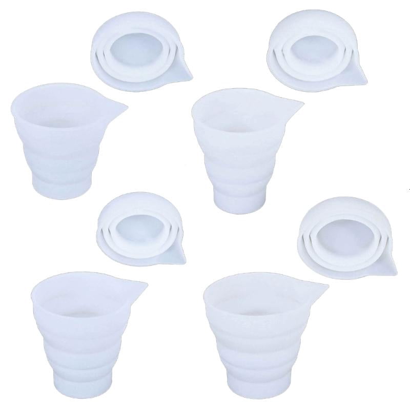 ANXPTIME Resin Mixing Silicone Cup Mold Foldable Measuring Cup Epoxy ...
