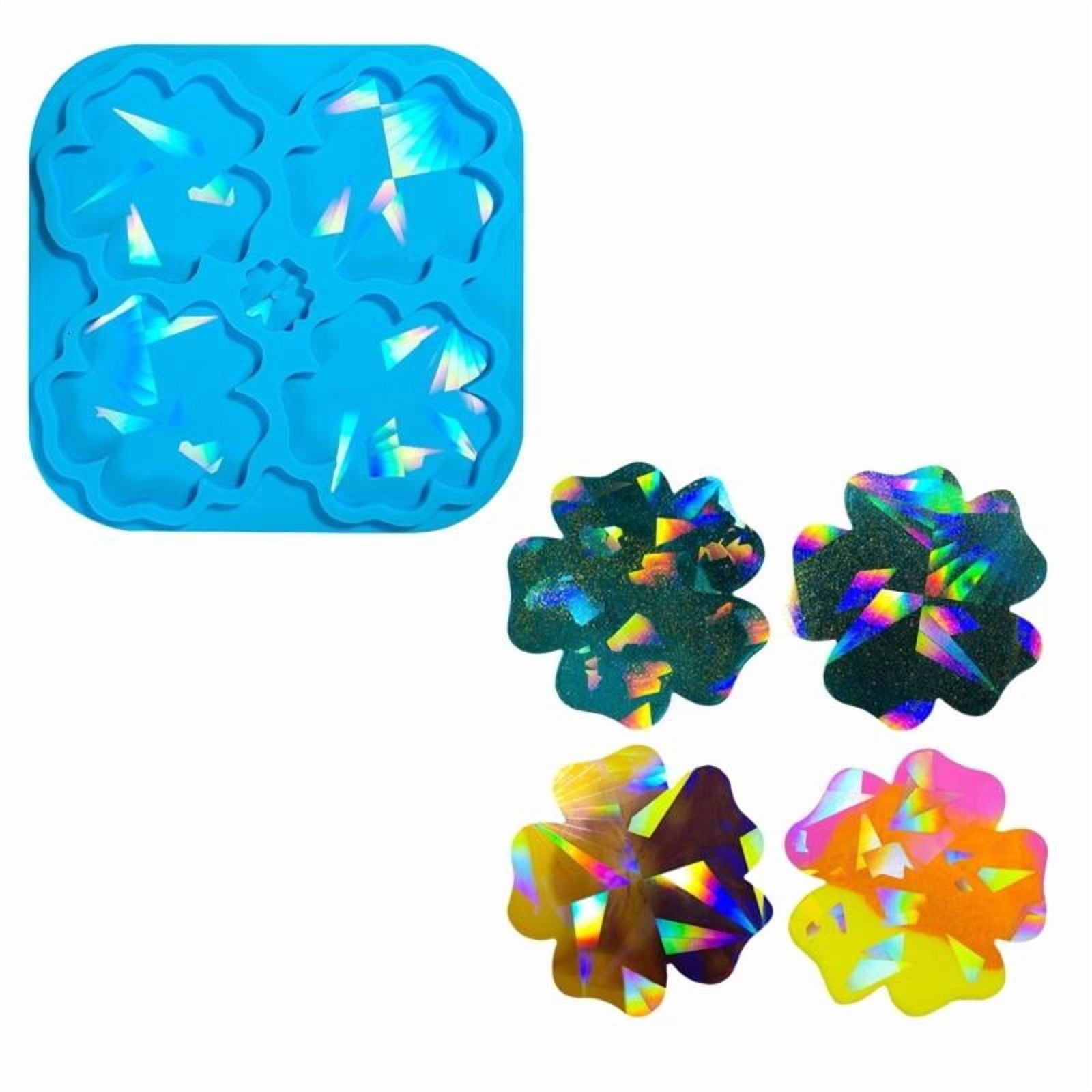 ANXPTIME Resin Mold for Making Holographical Coaster Easy to Clean ...