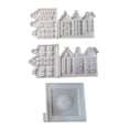 ANXPTIME Resin Silicone Mold Gothic House Theme Crafts Moulds Candle ...