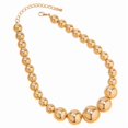 ANXPTIME Retro Adjustable Choker Necklace Beads Chain Neckchains Gothic ...