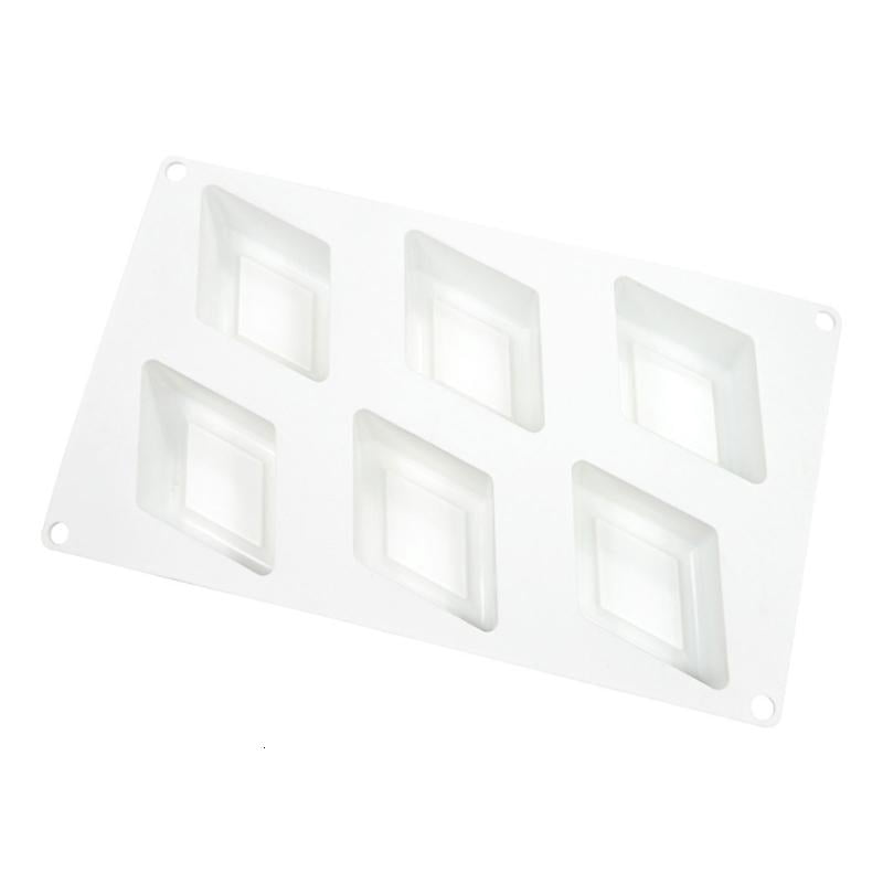 ANXPTIME Rhombic Shape Silicone Molds Making Mousses Cake Baking Molds ...