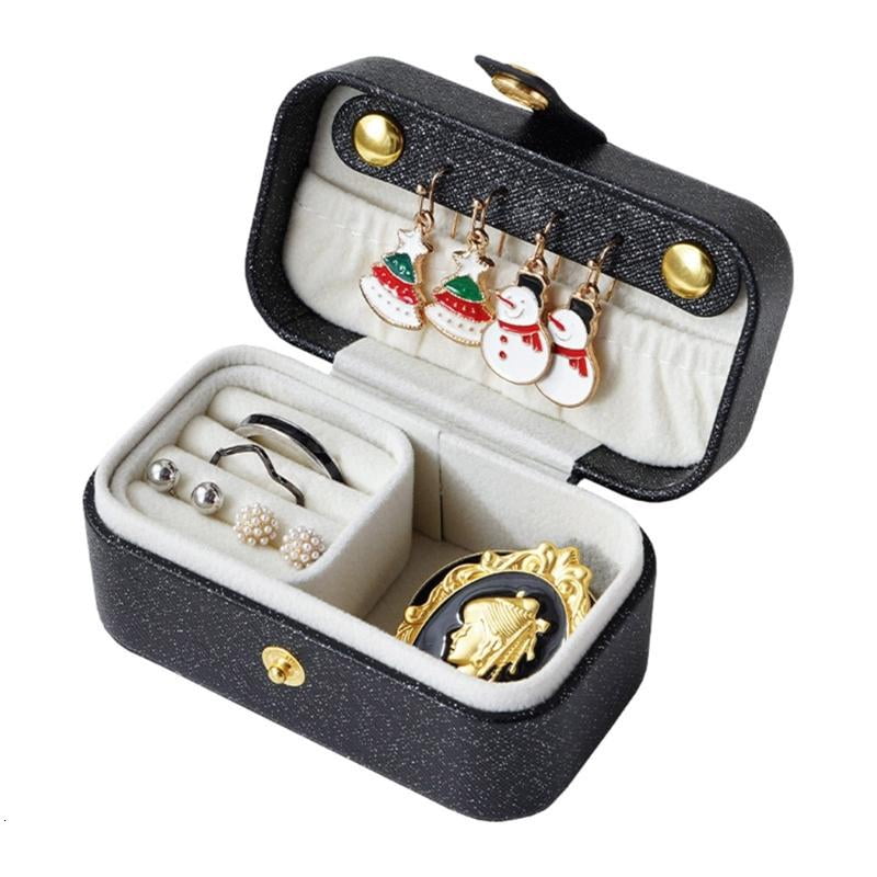 ANXPTIME Rings Earring Box Travel Portable Jewelry Box Birthday Wedding ...