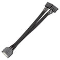 ANXPTIME Sata Cable 15 Pin Sata Power Cable Power Splitter for HDD, SSD ...
