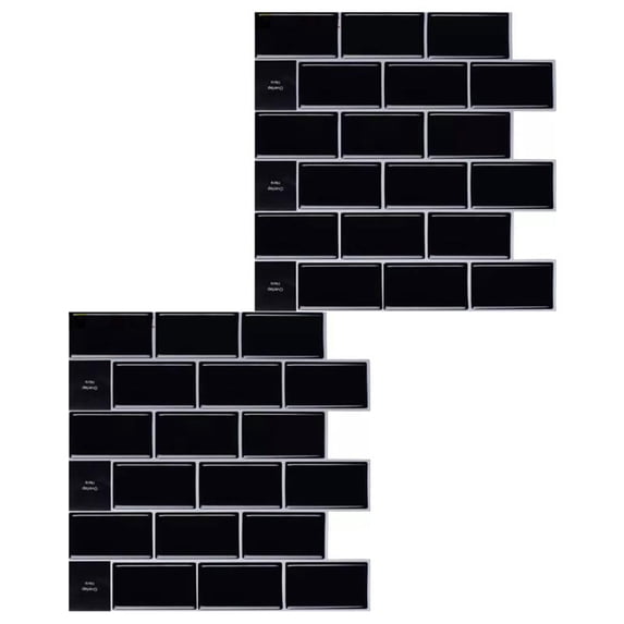 ANXPTIME Self Adhesive Wall Sticker Home Decor Brick Tile Peel Stick ...