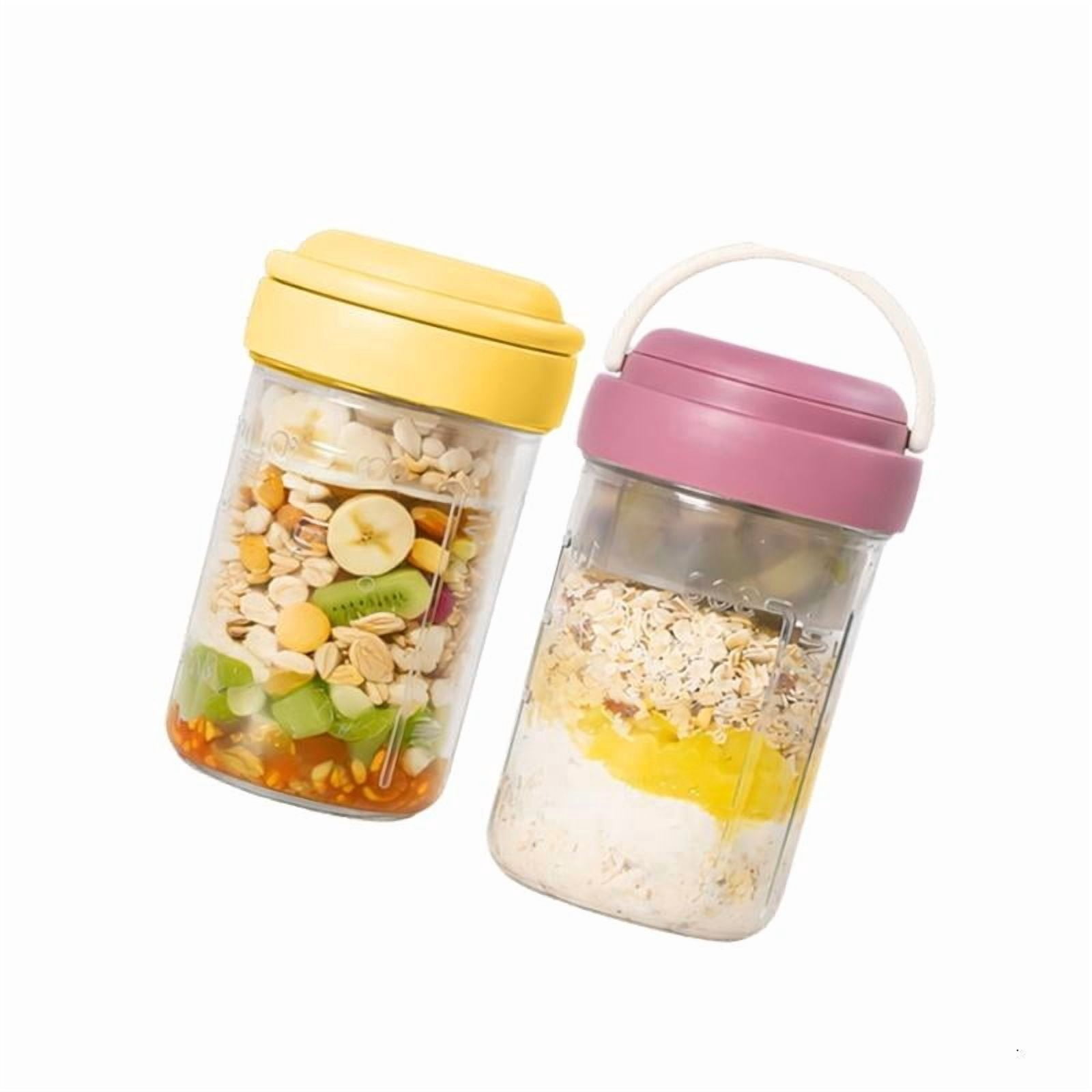 ANXPTIME Set Of 4/2 Handy Meal Preps Containers Perfect For Oatmeal ...