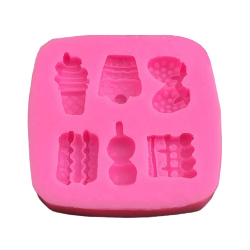 ANXPTIME Silicone Baking Molds Chocolate Molds Various Shape Fondant ...