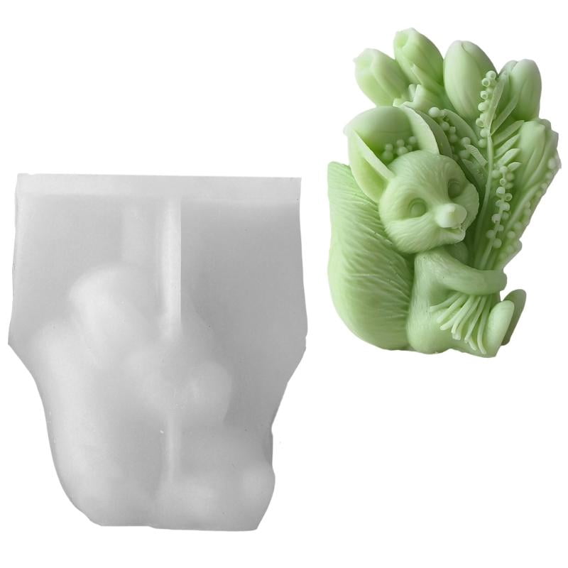 ANXPTIME Silicone Candle Holder Mold for Spherical Plaster Craft Home ...