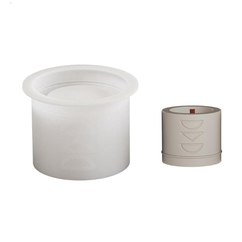 ANXPTIME Silicone Mold Crafting Candle Holders Moulds Round Shape ...