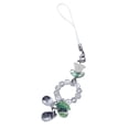 ANXPTIME Small Flower Waterdrop Charm Pendant Chain Phone Straps Pocket ...