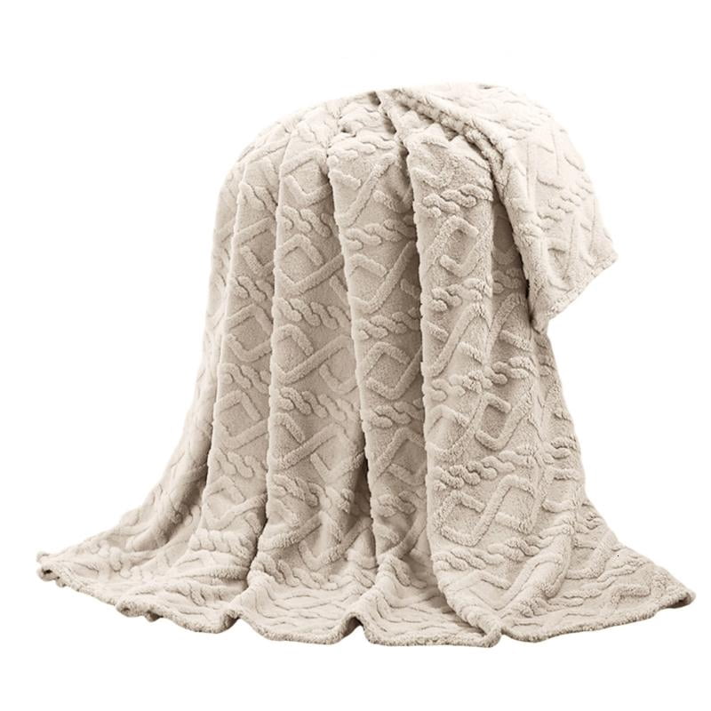 ANXPTIME Soft Elegant Throw Blanket Microfiber Sofa Bed Blankets Skin ...