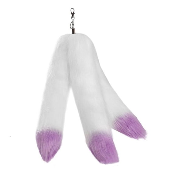 ANXPTIME Soft Plush Tail Keychain Pendant Hanging Decoration Bag ...