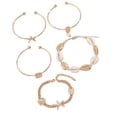 ANXPTIME Stackable Gold Shell And Starfish Bracelet Beach Jewelry For ...