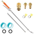 ANXPTIME Stainless Steel Garden Spray Wand With Regulable Nozzle And ...