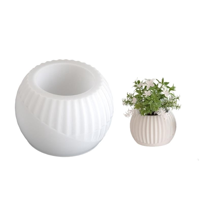 ANXPTIME Sturdy Silicone Vase Mould Stylish for Resin Epoxy Plaster ...